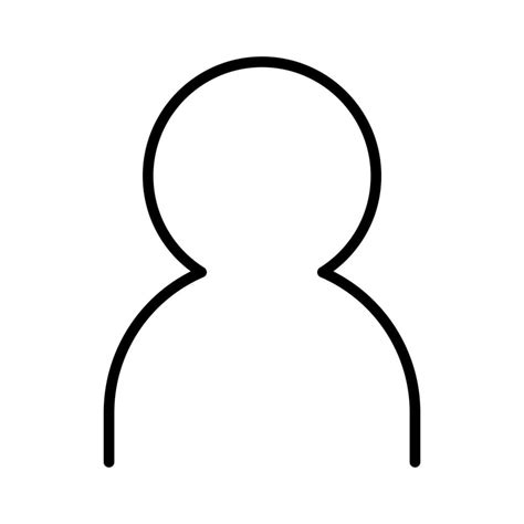 User Line Icon 21618987 Vector Art At Vecteezy