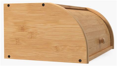 Bread Box Wood 3d Model 19 3ds Blend C4d Fbx Max Ma Lxo Obj