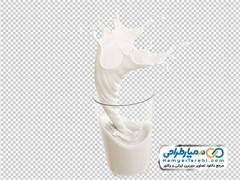 دوربری لیوان شیر 07150504 همیار طراحی