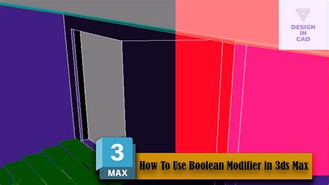 Part 7 How To Use Boolean Modifier In 3ds Max Booleanobject