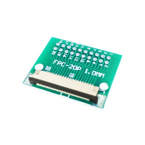 Fpc 20 Pin 1mm Connector To Dip 2 Pack Micro Robotics