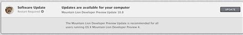 Update To OS X Mountain Lion Developer Preview Released To Devs