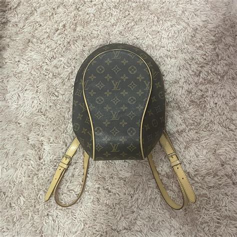 Faux Lv Ellipse Backpack Missing Zipper Depop