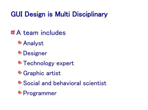 Lecture USABILITY And USER INTERFACE DESIGN Ppt