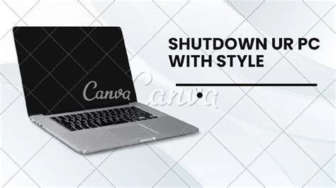 shutdown your computer with style youtube