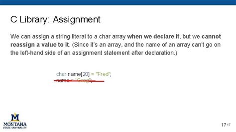 Strings Csci 112 Programming In C String Basics