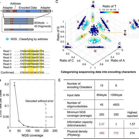 Dna Based Data Storage With Addition Of Degenerate Bases Enables