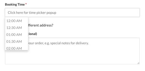 How To Add And Configure Time Picker Field Themehigh Documents