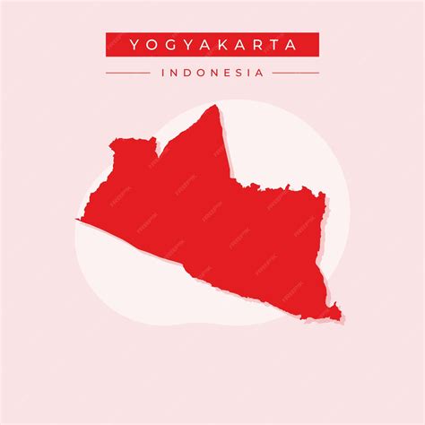 Premium Vector Vector Illustration Vector Of Yogyakarta Map Indonesia