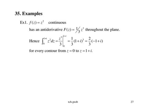 Ppt Chapter 4 Integrals Complex Integral Is Extremely Important