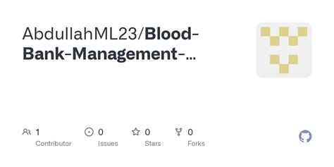 GitHub AbdullahML Blood Bank Management System C Sharp