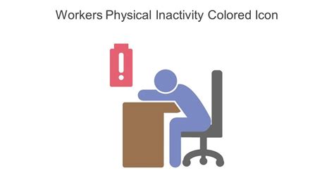 Workers Physical Inactivity Colored Icon In Powerpoint Pptx Png And Editable Eps Format PPT
