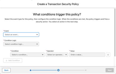 Create Transaction Security Policies