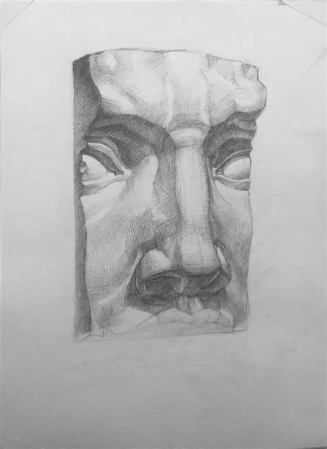 Гипсовый нос рисунок 80 фото