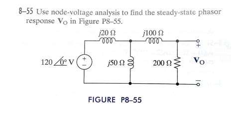 solved 8 55 ﻿use node voltage analysis to find the