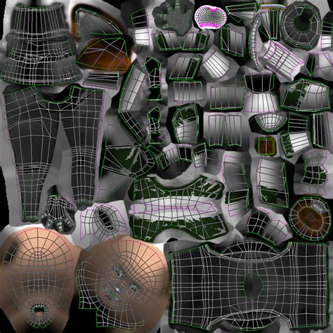 Character UV Map By BabeFoxStudio On DeviantArt