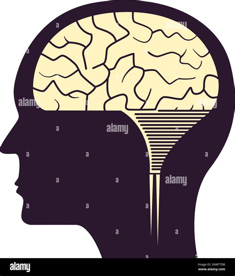 Human Brain Isolated Vector Concept Of The Human Brain Stock Vector Image And Art Alamy