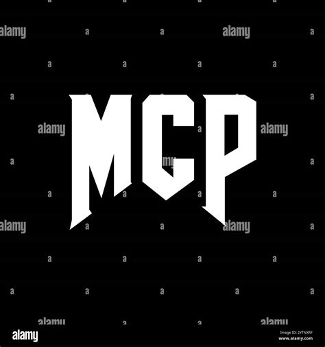 Mcp Letter Logo Design For Technology Company Mcp Logo Design Black