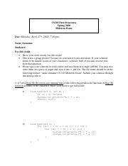Midterm Exam Pdf CS210 Data Structures Spring 2020 Midterm Exam Due Monday April 27th 2020 7