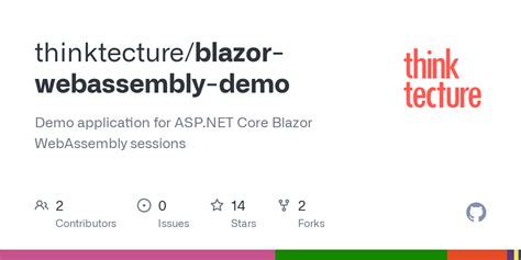 Github Thinktectureblazor Webassembly Demo Demo Application For Asp