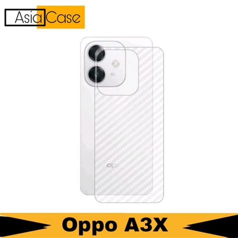 Jual Garskin Oppo A3x Skin Carbon Hydrogel Back Cover Jakarta Selatan
