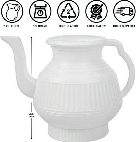 Lota Bodna Toilet Wash Jug 225 Litres White Buy Now With