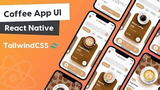 Coffee App UI React Native Tutorial Doovi
