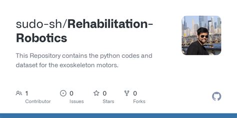Github Sudo Shrehabilitation Robotics This Repository Contains The