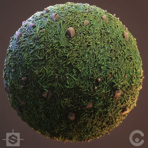Stylized Grass Material Christopher Mcnally Stylized Grass Plant