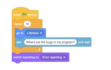 Support For New Computing Teachers A Tool To Find Scratch Programming Errors Raspberry Pi