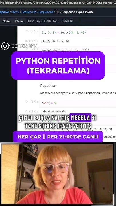 python tekrarlama python yazılım yazılımcı ai yapayzeka coding live canlı youtube