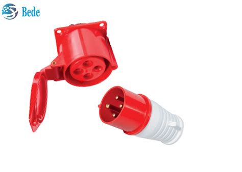 16a 4pin Industrial Socket Plug Waterproof Male Female Connectors 380 415v