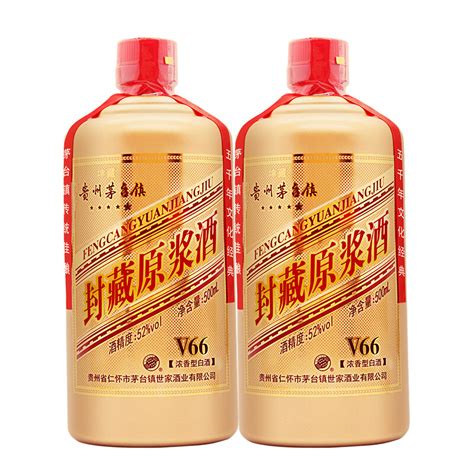 贵州茅台镇 封藏原浆酒V66 52度500ml 4瓶 浓香型整箱白酒 惠买 正品拼团上惠买