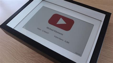 Youtube Subscriber Counter Using An E Paper Display And Raspberry Pi Zero W 5 Steps With