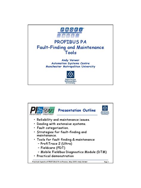 Profibus Pa Fault Finding Tools Pdf Systems Engineering Telecommunications