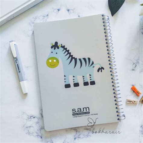 دفتر خط دار 100 برگ Sam کد 05 فروشگاه اینترنتی بخارا