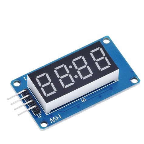 1pcs 4 Bit Tm1637 7 Segments Digital Display Tube Red 4 Digit Led Display Module Board For