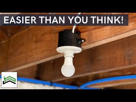 How To Add A New Light To An Existing Circuit Basement Attic Or Crawlspace In 2025 Diy