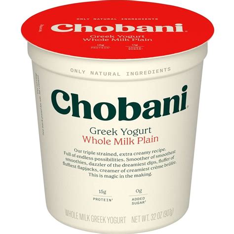 Plain Whole Milk Yogurt Full Fat Yogurt Gbbg