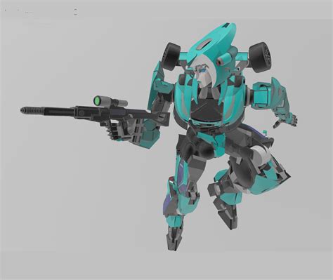 🤖 Transformer Moonracer・ 3d File For 3d Printing・cults