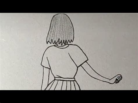 رسم بنات كيوت بالرصاص سهل بالخطوات
