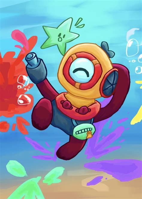 Brawl Stars Coloring Pages Otis