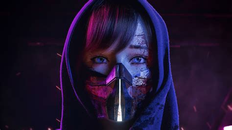 Girl In Mask Wallpapers Wallpaper Cave
