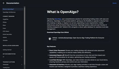 Openalgo Documentation In Progress Rajandran R Posted On The Topic