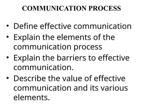 Communication Process Pptx For The Public Health Ppt