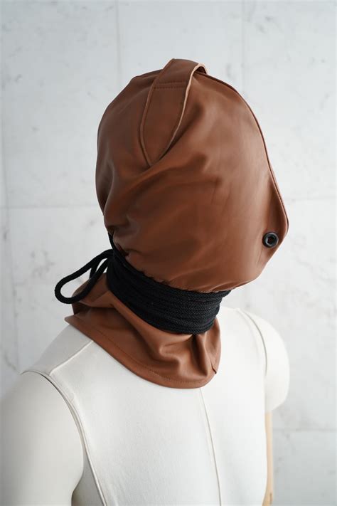 Leather Blindfold Hood By Straitjacketshop On Deviantart