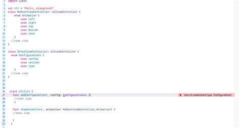 Ios Swift Not Inferring Enum Type From Other View Controller Directly