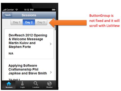 How To Fix Buttongroup At The Top In Kendoui Mobile View Helping Ninja Technologists