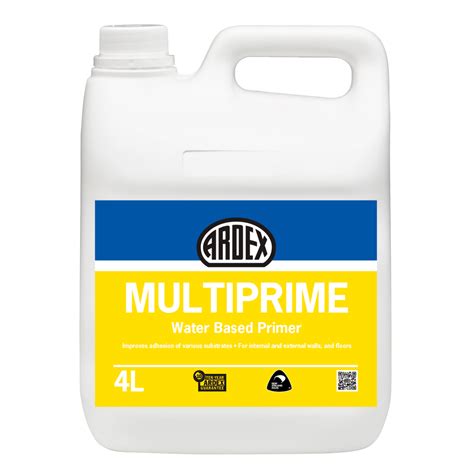 Ardex Multiprime Water Based Primer 4 Litre Trade Products