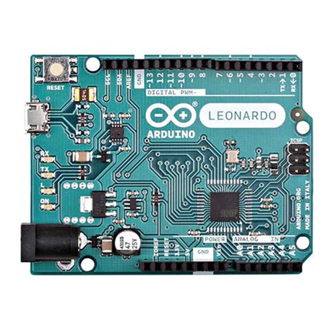 Arduino Leonardo Microcontroller Board Met Atmega32u4 Opencircuit